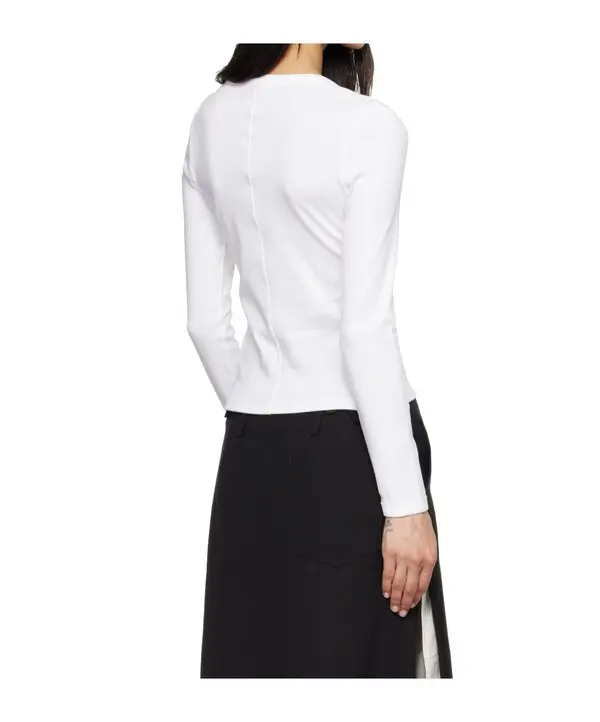 FLORE FLORE Dewi Long-sleeve T-shirt - White