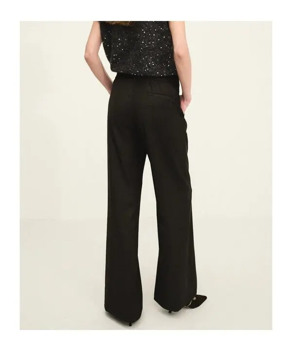 PANICALE Chevron Palazzo Trousers