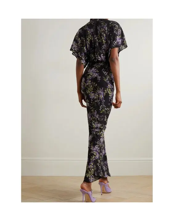 Norma Kamali Printed Gown