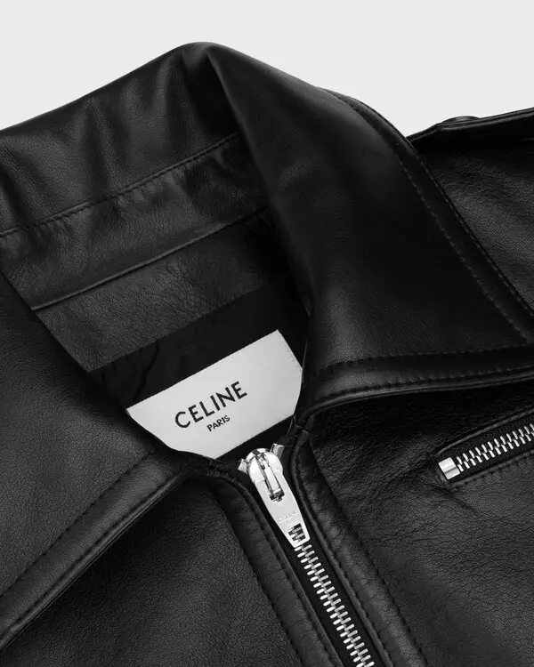 Celine Blouson Jacket In Calsfskin