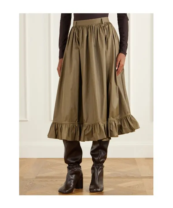 MAISON MARGIELA Elasticated Waistband Ruffled Skirt