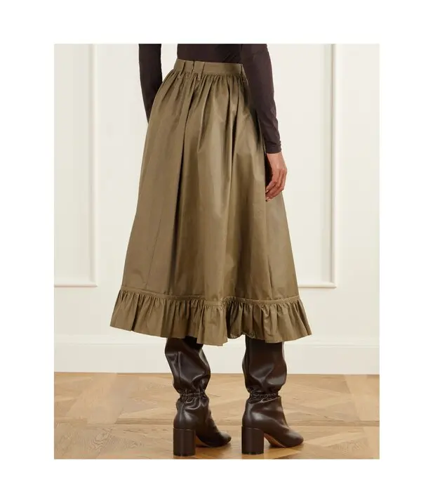 MAISON MARGIELA Elasticated Waistband Ruffled Skirt