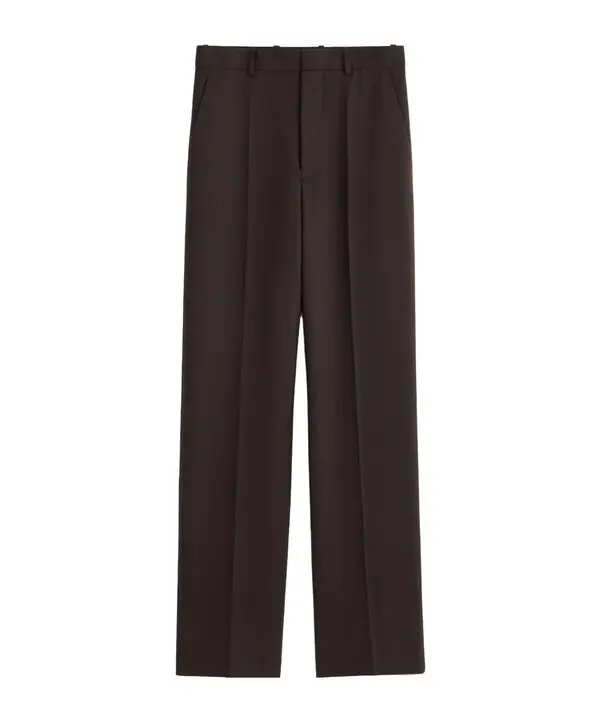 MAISON MARGIELA Wide-leg Trousers - Olive Paste