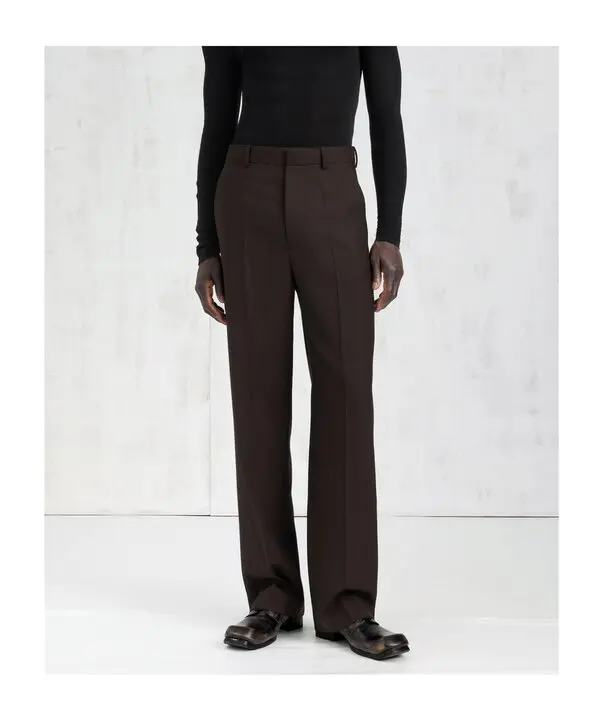 MAISON MARGIELA Wool Wide-leg Trousers