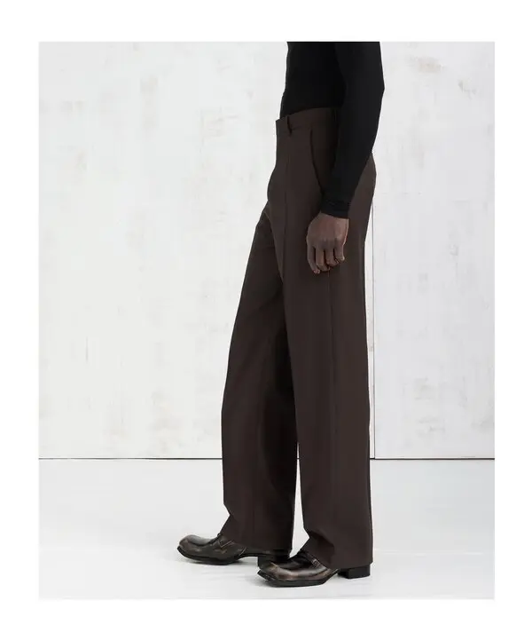 MAISON MARGIELA Wool Wide-leg Trousers