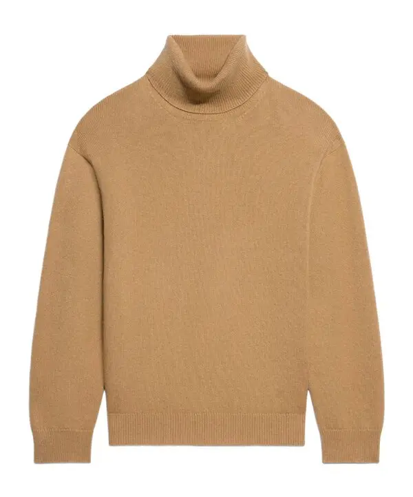 Celine Cashmere Turtleneck - Light Camel