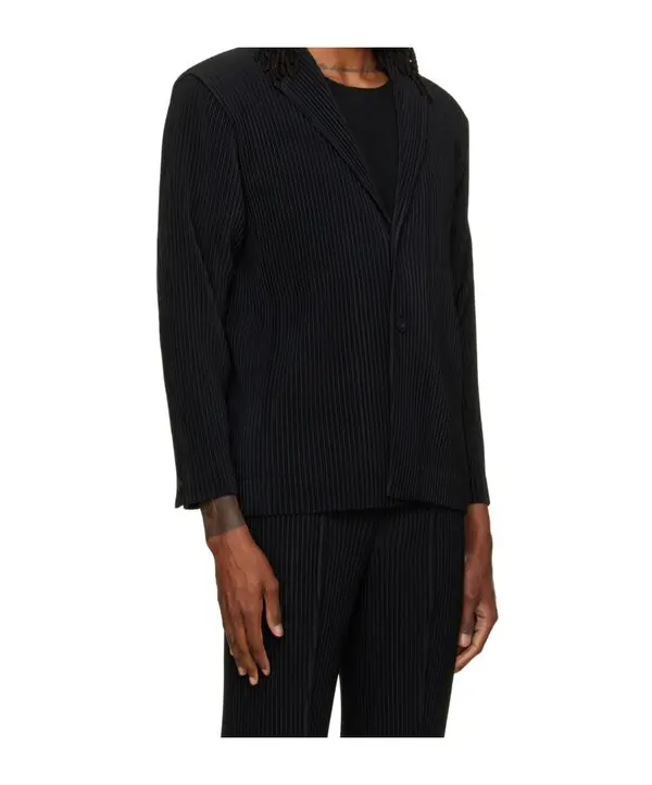 Issey Miyake Pleated Notch-lapel Jacket