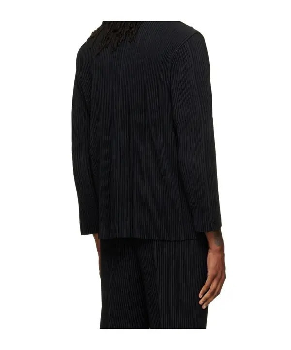 Issey Miyake Pleated Notch-lapel Jacket