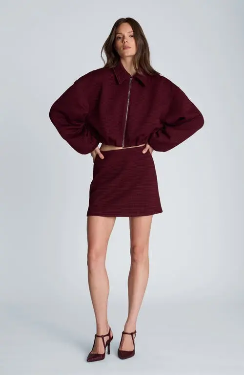 KENNETH COLE Cropped Bomber Jacket