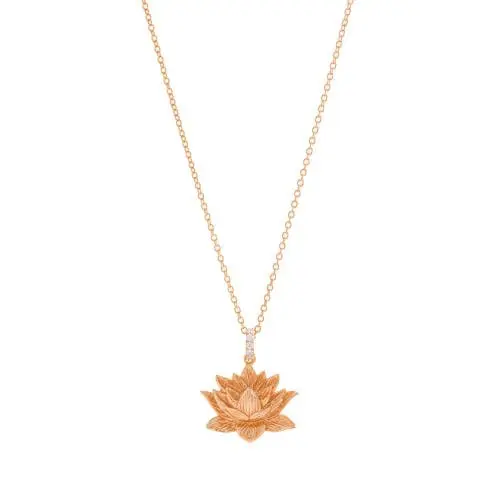 SEVEN SAINTS Awakened Lotus Necklace - Rose