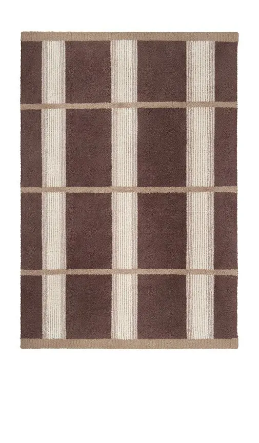 Barefoot Dreams Cozychic Canyon Plaid Throw In Brown