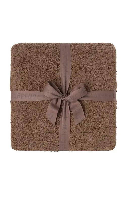 Barefoot Dreams Cozychic Throw In Brown