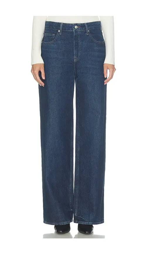 Good American Vintage Wide Jean In Denim-dark - Indigo1320
