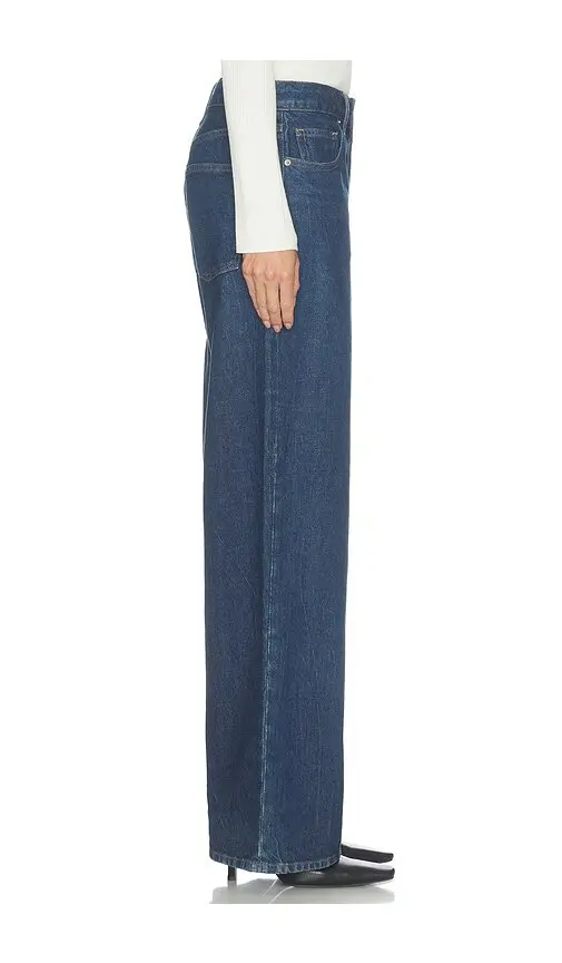 Good American Vintage Wide Jean In Denim-dark