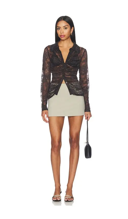 GESTUZ Leala Shirt In Brown