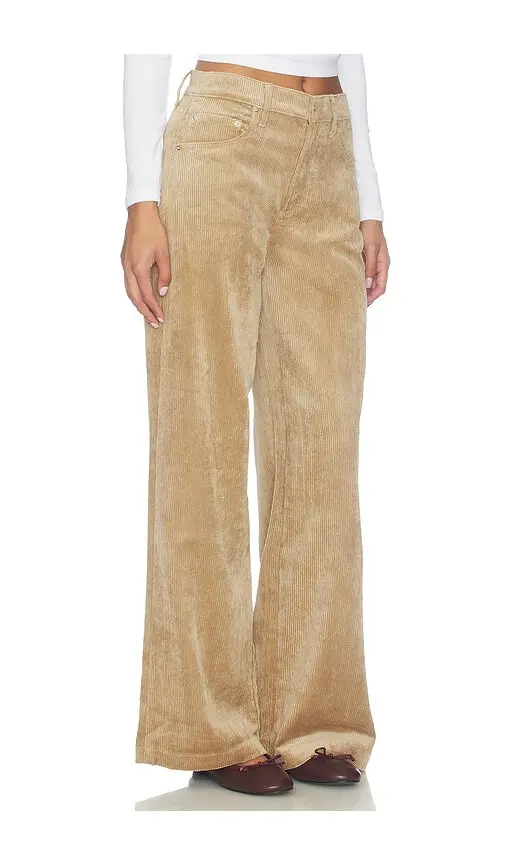 PISTOLA Jadyn Long Slung Palazzo Pant In Brown