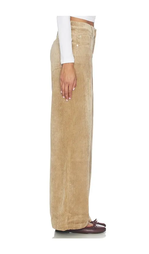 PISTOLA Jadyn Long Slung Palazzo Pant In Brown