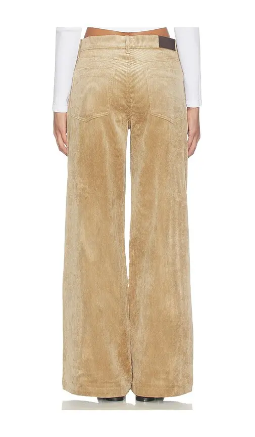 PISTOLA Jadyn Long Slung Palazzo Pant In Brown