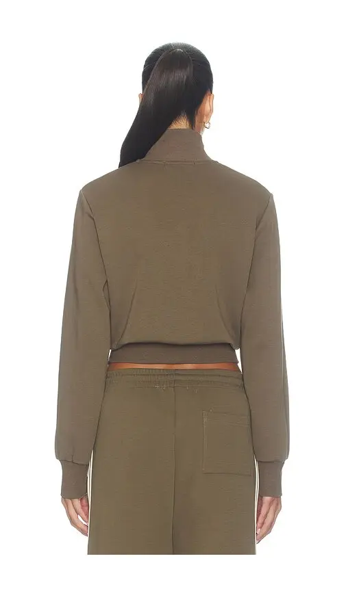 PERFECTWHITETEE Milana Travel Track Jacket In Olive