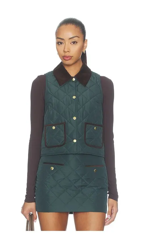 SEROYA Aida Vest In Green
