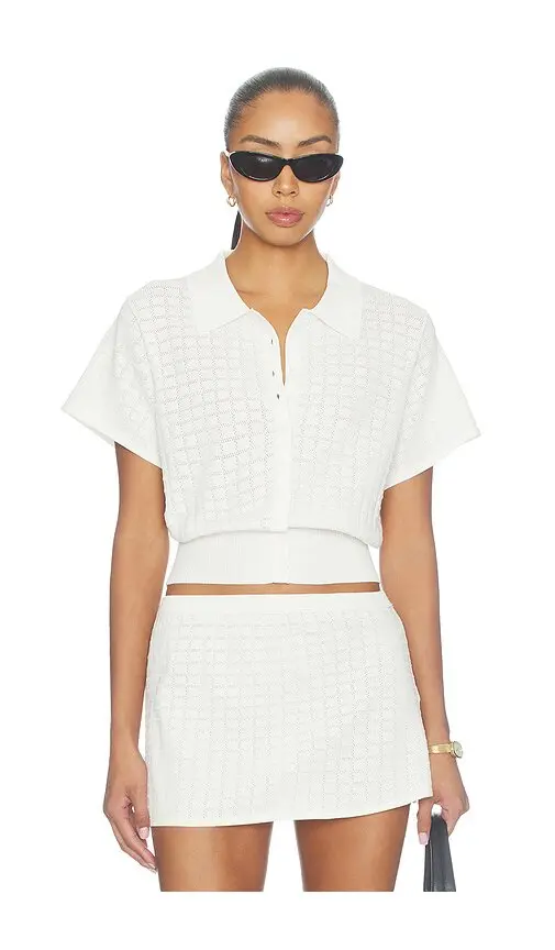 SNDYS. Aces Top - White