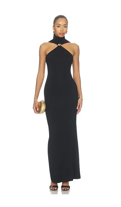Superdown Gemma Turtleneck Maxi Dress - Black