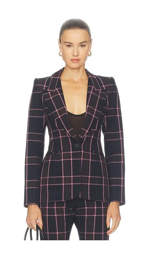Smythe Hourglass Blazer In Black