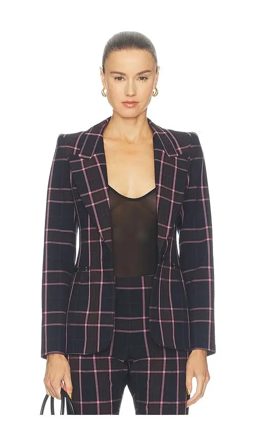 Smythe Hourglass Blazer In Black