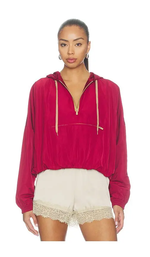 Year Of Ours Charlie Pullover In Burgundy