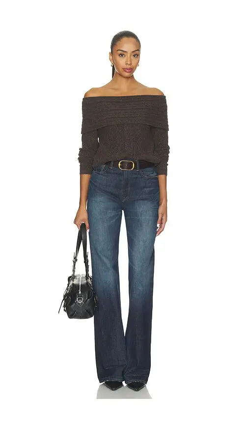 Heartloom Enly Sweater In Brown - Walnut