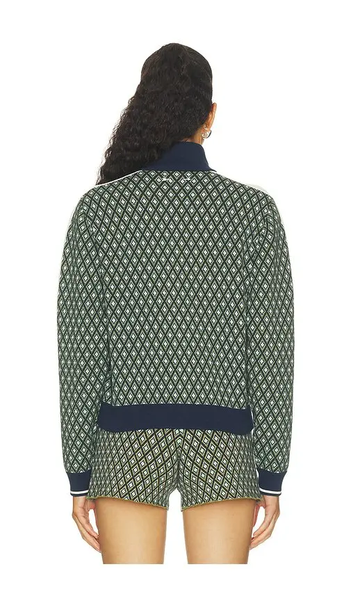 The Upside Viva Margot Knit Jacket In Green