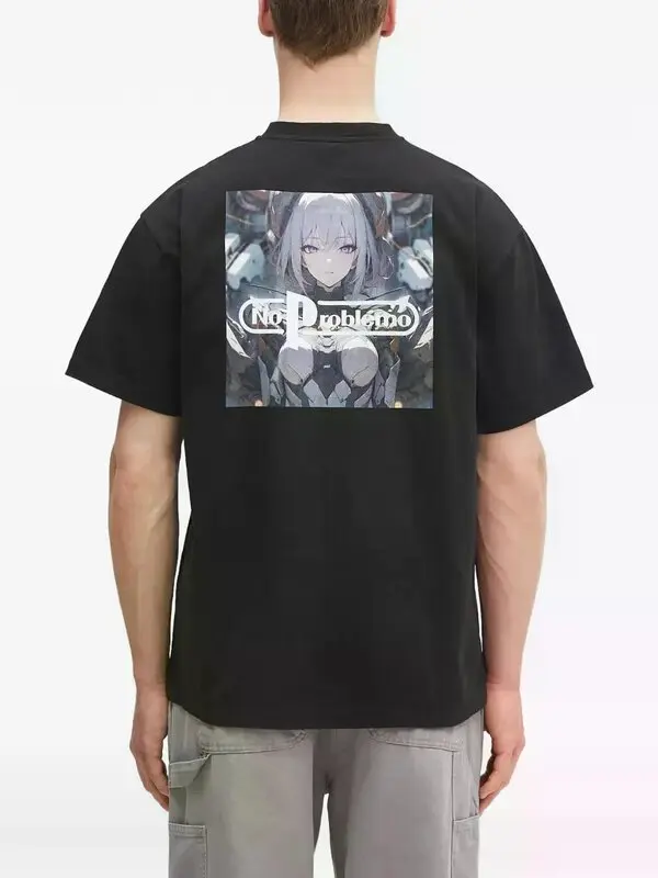 NO PROBLEMO Graphic-print Logo-print T-shirt