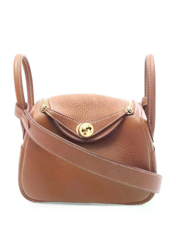 Hermès 2024 Mini Lindy Shoulder Bag - Neutrals