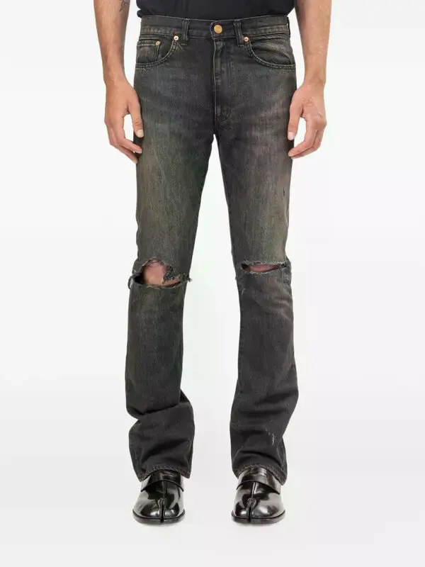 KAMIYA Distressed Slim-fit Jeans