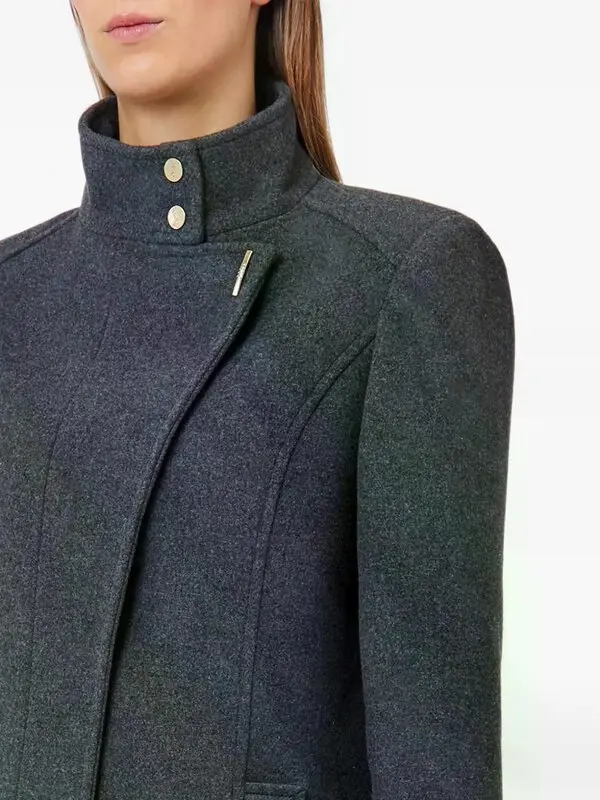 Liu Jo Midi Coat In Wool Blend Fabric