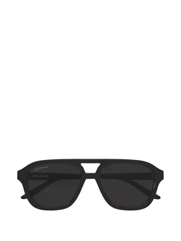 Balenciaga Daily Pilot-frame Sunglasses - Black