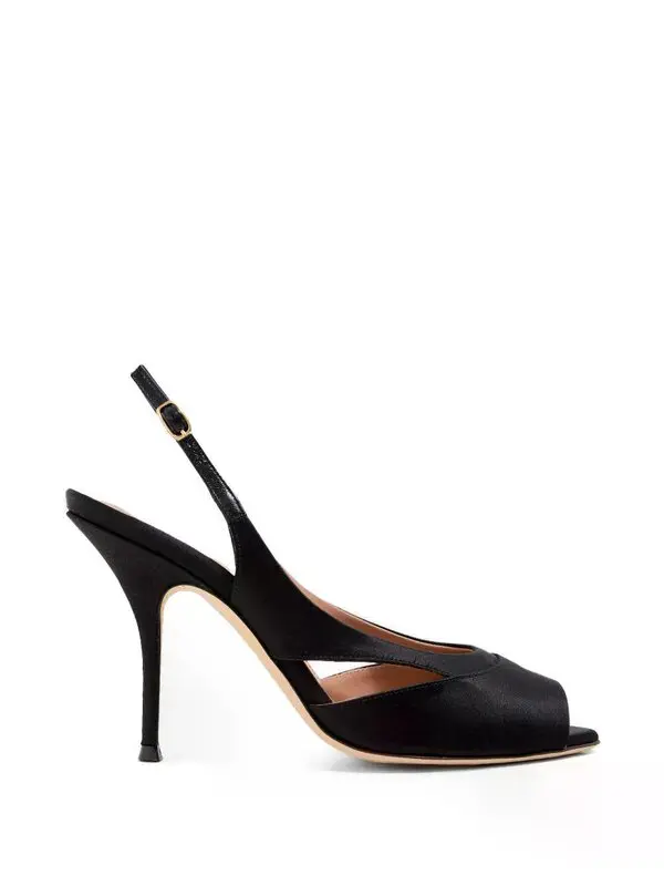 MALONE SOULIERS Larsa Peep-toe Sandals - Black