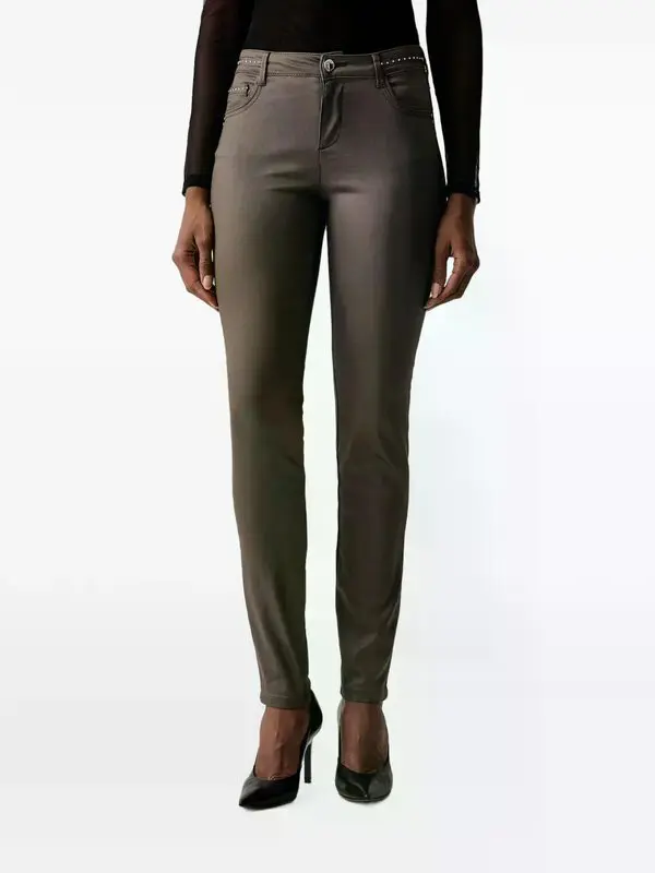 MORGAN Stud-embellished Skinny Trousers
