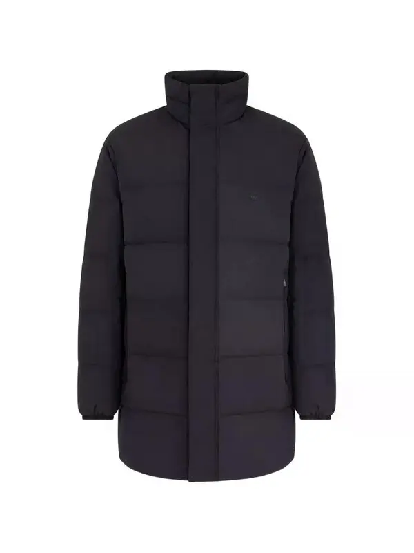 Emporio Armani Quilted Hooded Coat