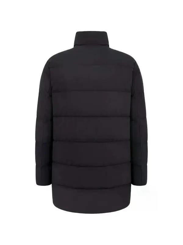 Emporio Armani Quilted Hooded Coat