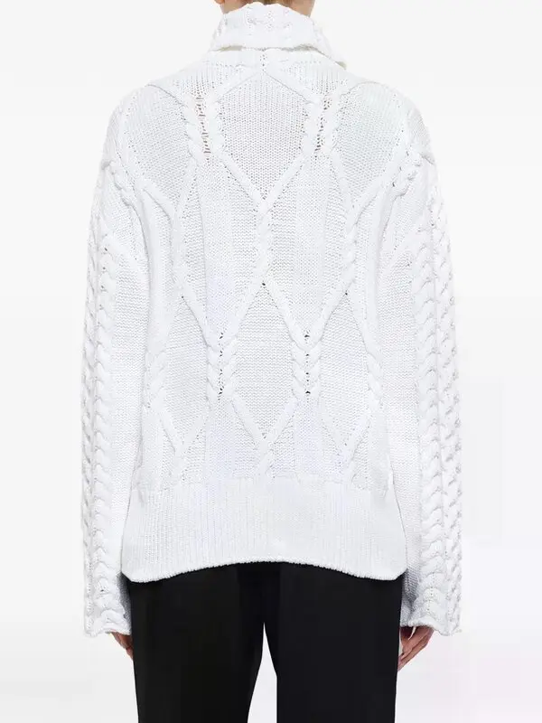 JUUN.J Cable-knit Roll-neck Sweater
