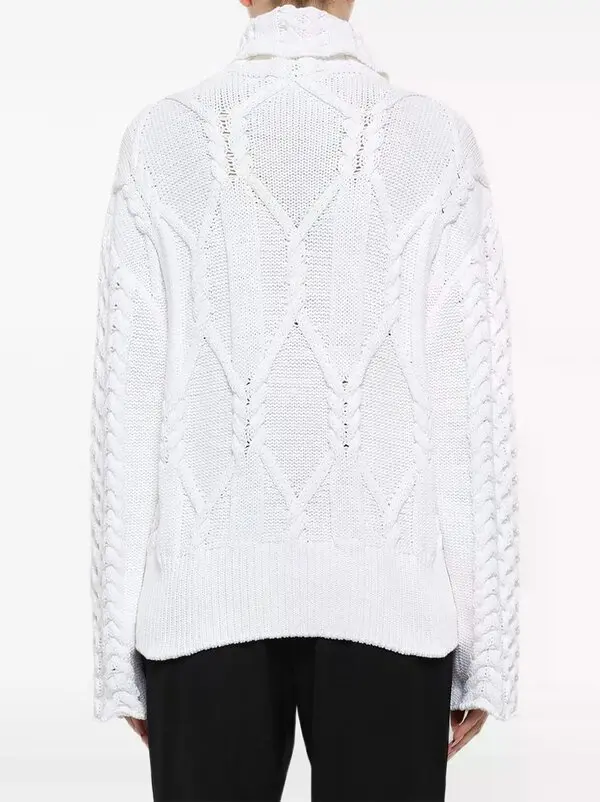JUUN.J Cable-knit Roll-neck Sweater