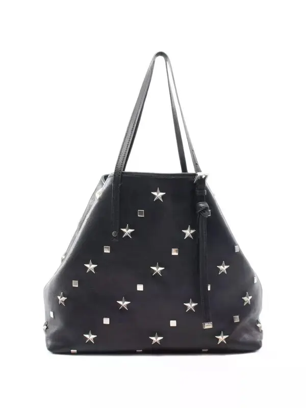 JIMMY CHOO 2000s Sasha Star-stud Tote Bag