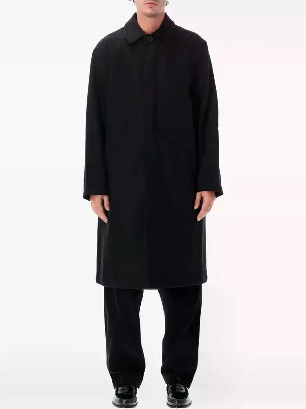 Universal Works Mac Mowbray Single-breasted Concealed-fastening Coat