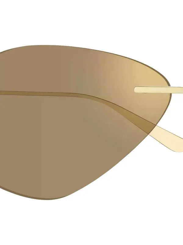 Balenciaga Rimless Cat-eye Sunglasses