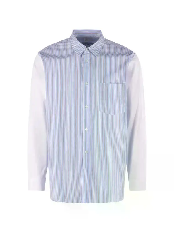 Comme Des Garçons Striped Cotton Shirt