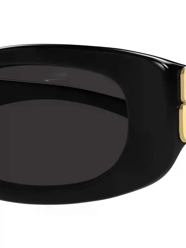 Balenciaga Cosmo Bb-logo Oval-frame Sunglasses