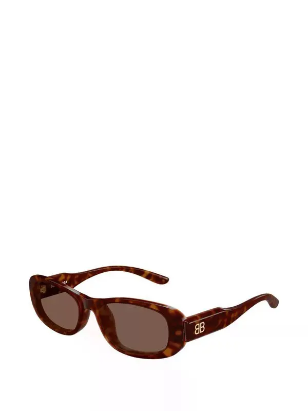 Balenciaga Tortoiseshell-effect Sunglasses