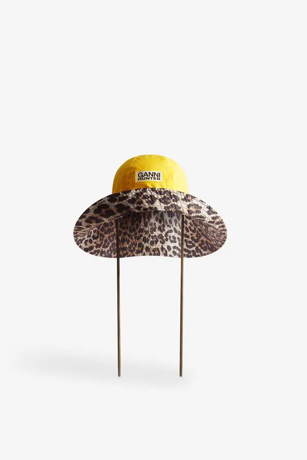 GANNI X Hunter Water Resistant Bucket Hat Size - Yellow
