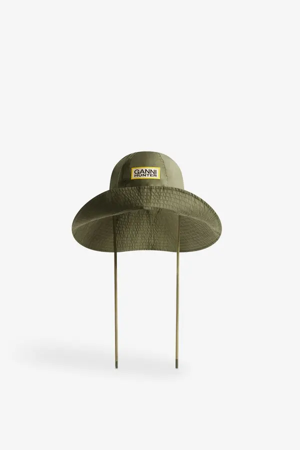 GANNI X Hunter Water Resistant Bucket Hat Size